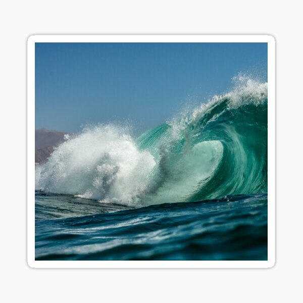 "big wave" Sticker for Sale by chibani | Redbubble