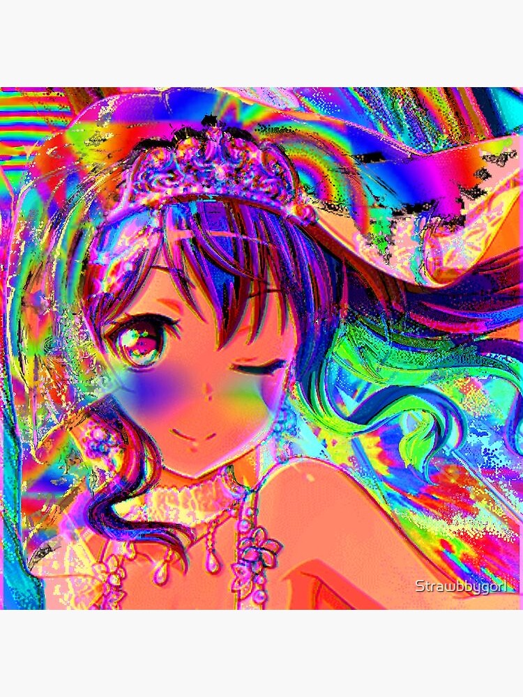 "glitchcore aesthetic" Sticker for Sale by Strawbbygorl | Redbubble