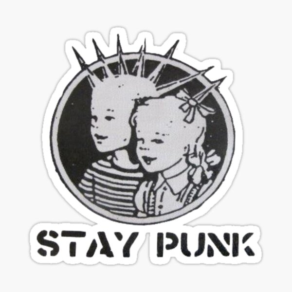 "Stay Punk-punk kids-punk-punk rock" Sticker for Sale by BamzArt ...