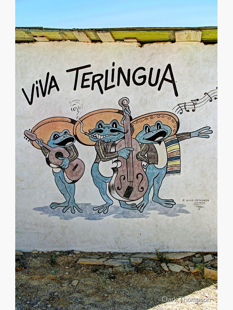 "Viva Terlingua!" Sticker for Sale by clarkth | Redbubble