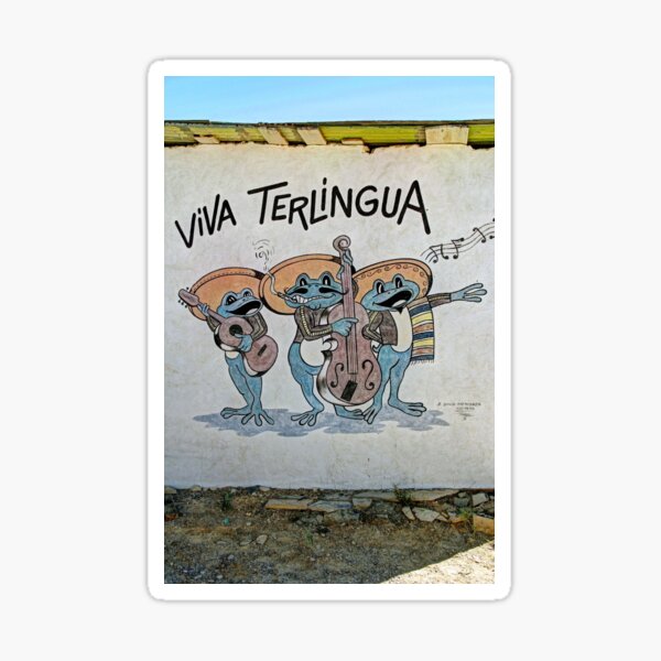 "Viva Terlingua!" Sticker for Sale by clarkth | Redbubble