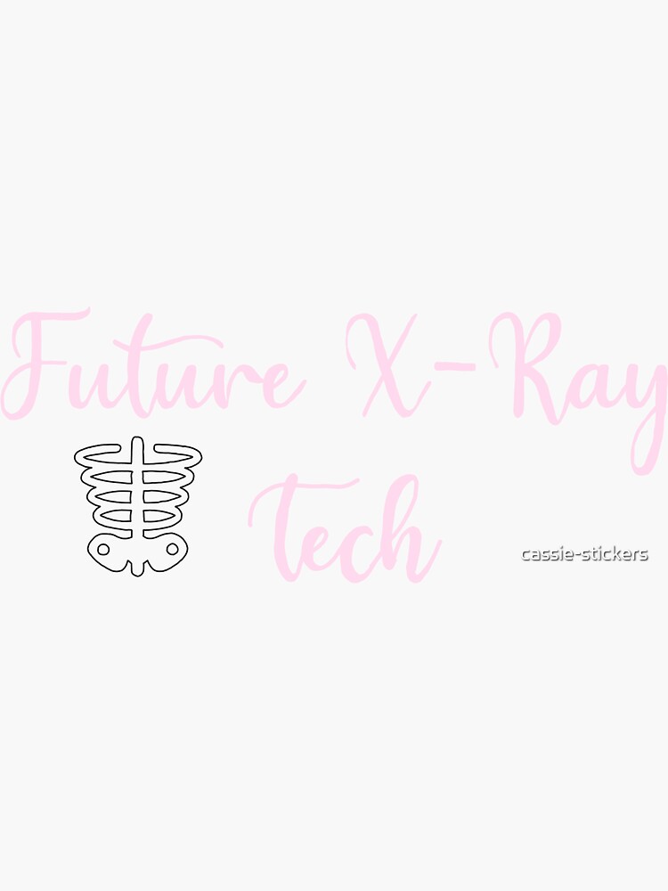 "Future X-Ray Tech" Sticker for Sale by cassie-stickers | Redbubble