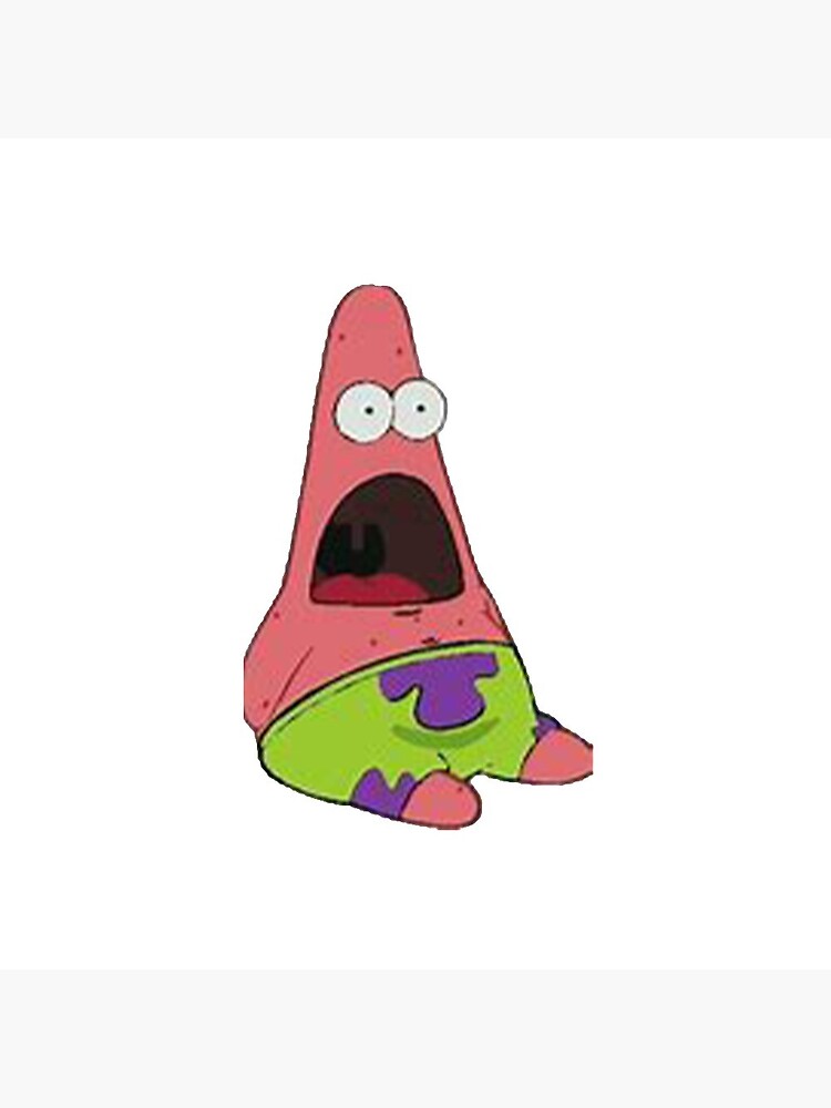 "Patrick Star, Meme shocked Face" Pin for Sale by Unrecycledmemes ...