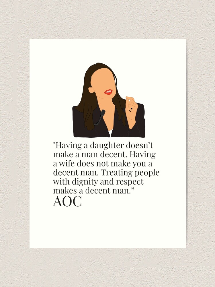 "AOC " Art Print for Sale by thensvolos | Redbubble