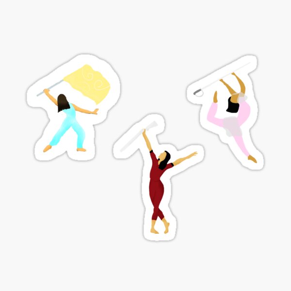 "Color Guard Pack" Sticker by alladoodle | Redbubble