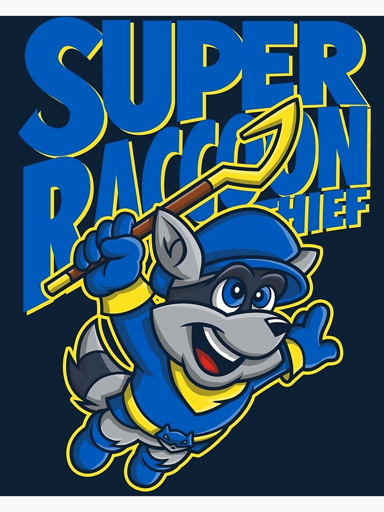 "Super Raccoon Thief" Poster for Sale by Punksthetic | Redbubble