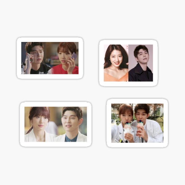 "Park Shin Hye + Yoon Kyun Sang Couple Stickers" Sticker for Sale by ...