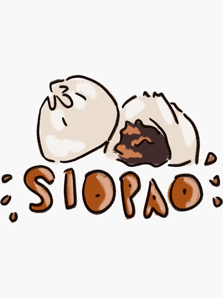 "Siopao" Sticker for Sale by cre8todon8 | Redbubble