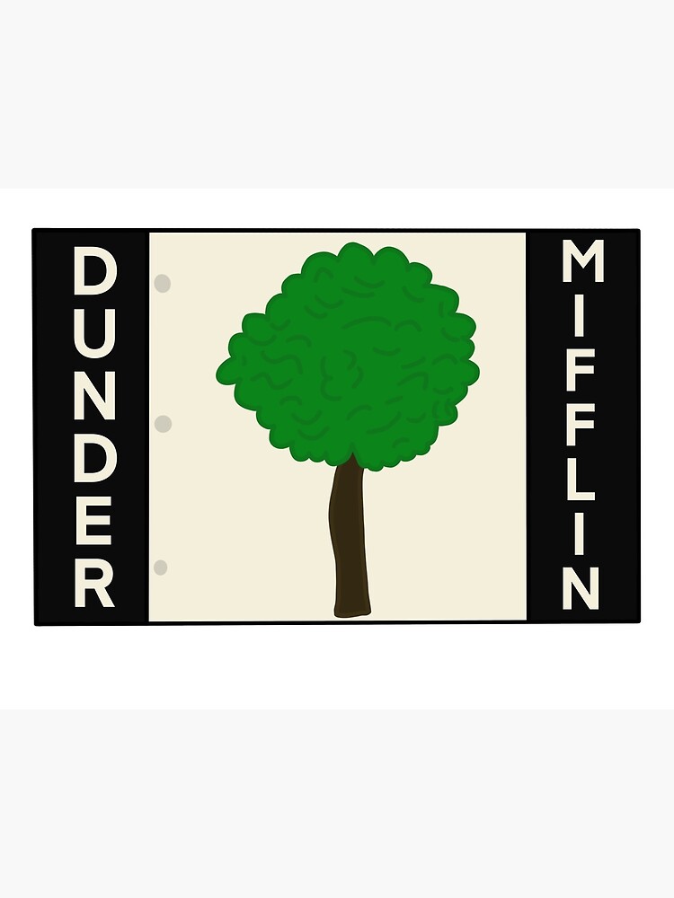 "Dunder Mifflin Flag" Poster by buggbailey | Redbubble