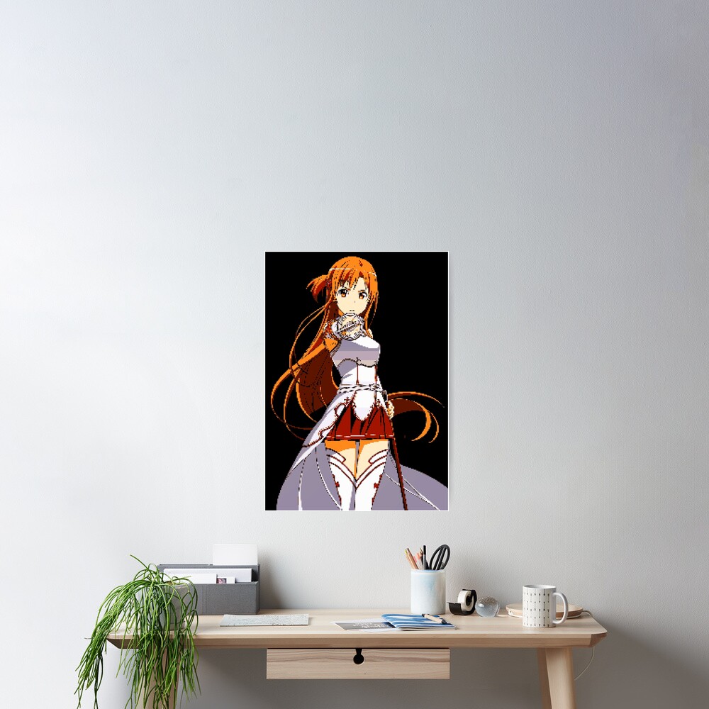 Póster «Asuna Pixel Art» de owopixels | Redbubble