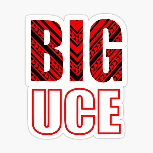 "BIG UCE" Sticker for Sale by ARTSHACKPRINTS | Redbubble