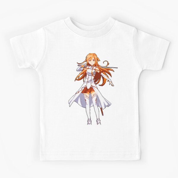 "Asuna Yuuki Pixel Art" Kids T-Shirt by owopixels | Redbubble
