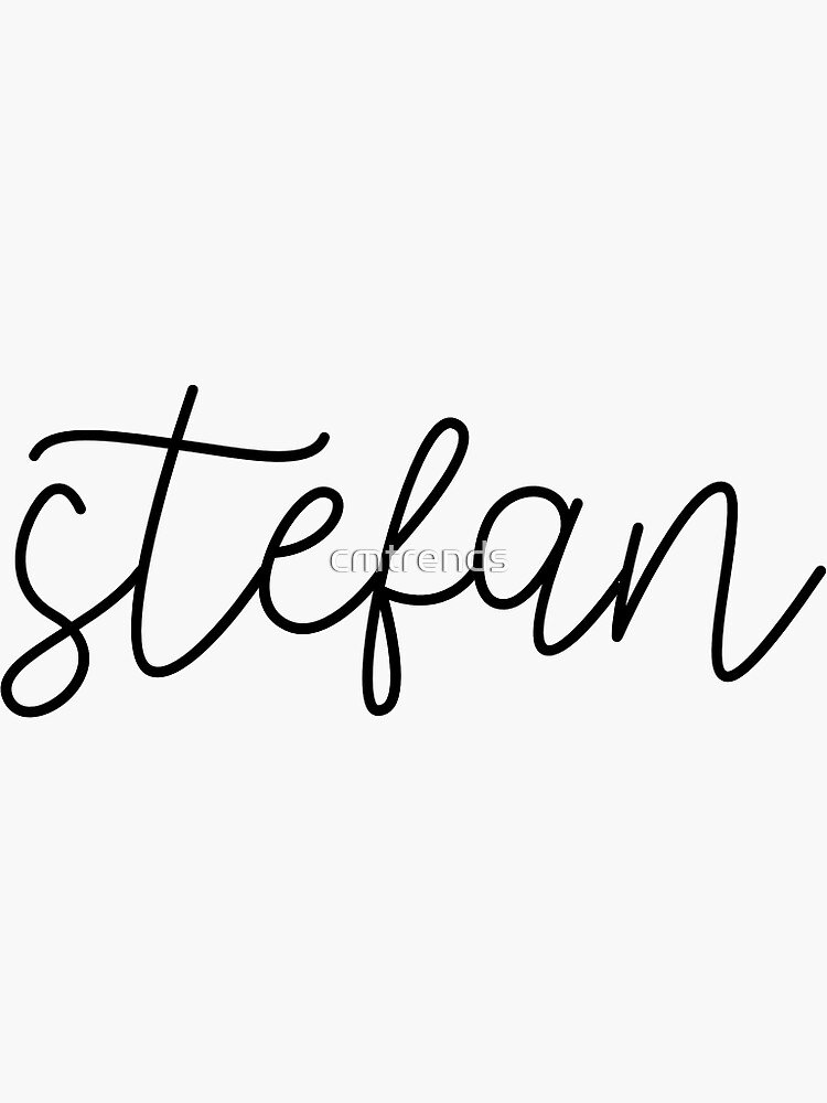 "TVD Stefan" Sticker by cmtrends | Redbubble