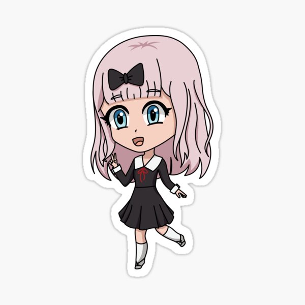 "Chika Fujiwara Chibi" Sticker by AllergicToRamen | Redbubble
