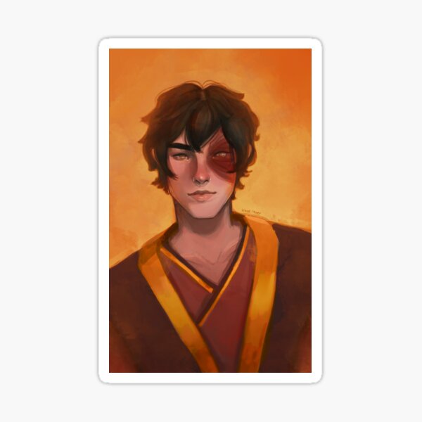 "zuko portrait" Sticker for Sale by kingwise | Redbubble
