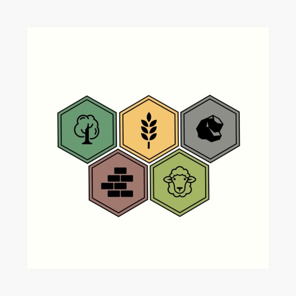 Settlers Of Catan Art Prints | Redbubble
