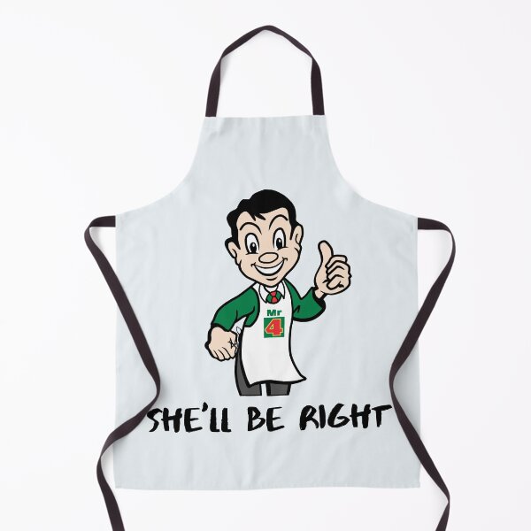 "4 Square Guy-Grey" Apron for Sale by LatitudeNZ | Redbubble
