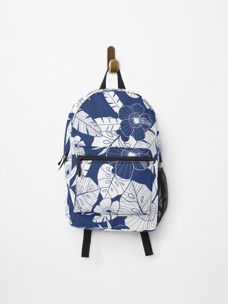 "Leaves and hibiscus flowers" Backpack for Sale by BeAwosome | Redbubble
