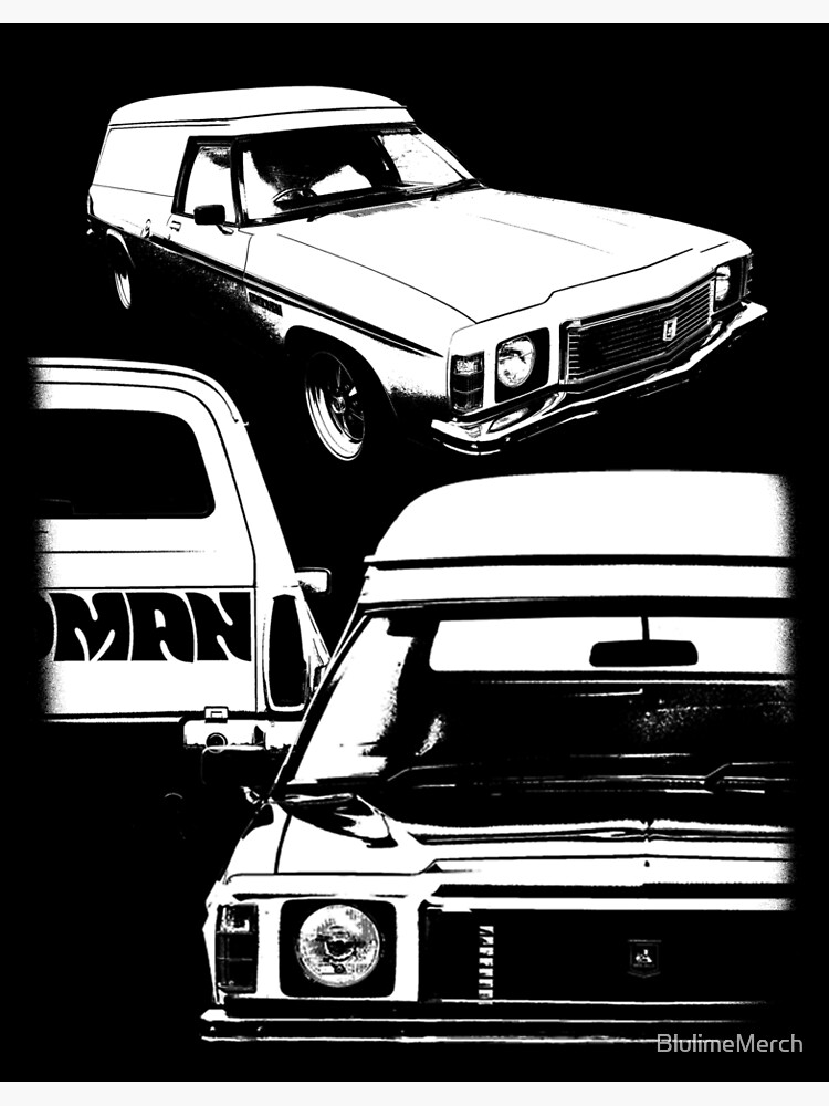 "Holden Sandman Panel Van 3 Ways" Art Print for Sale by BlulimeMerch ...