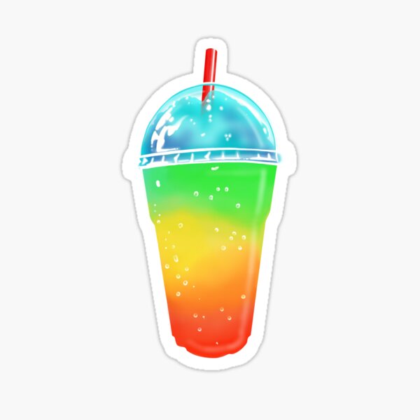 "Slushie" Sticker by megsalomania | Redbubble