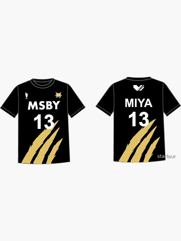 "Astumu MSBY Black Jackals Jersey" Sticker by starlaur | Redbubble