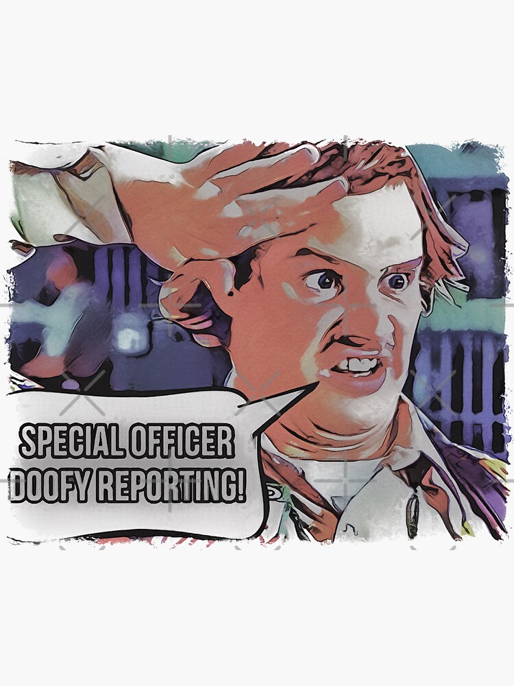 "Doofy - Scary movie" Sticker by Chaneygirl1 | Redbubble