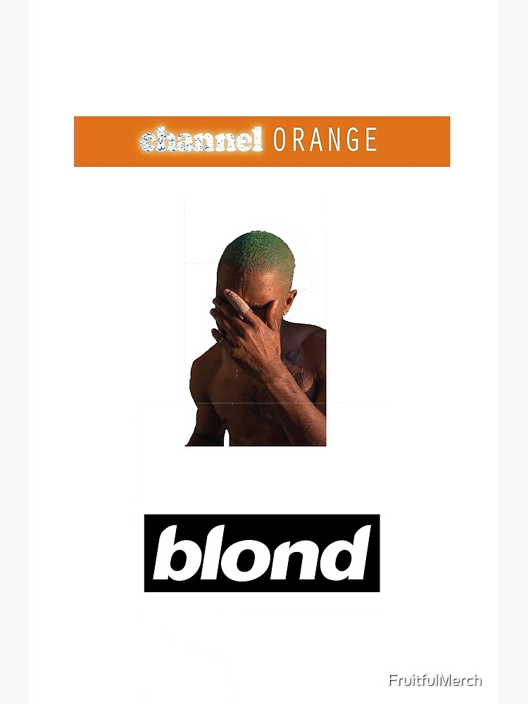 "Frank Ocean Blond Chanel Orange Sticker Set" Art Print for Sale by ...
