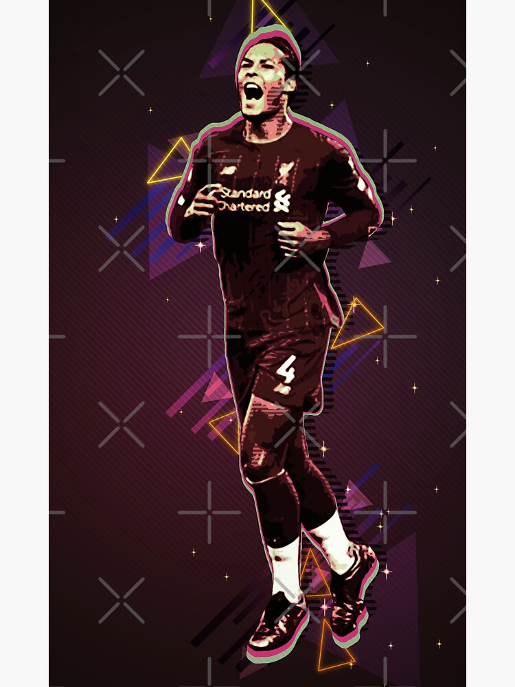 "Virgil Van Dijk" Sticker for Sale by dekuuu | Redbubble