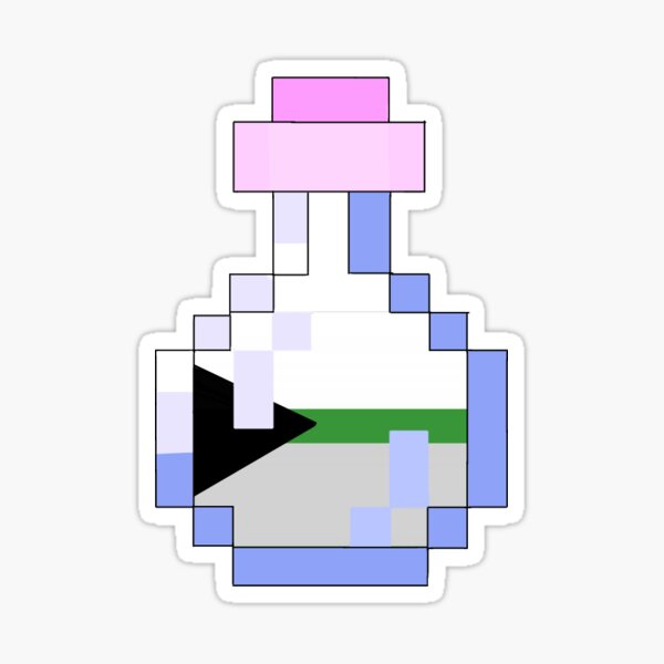 "Demi romantic Minecraft potion " Sticker for Sale by xBabyBunnyx ...