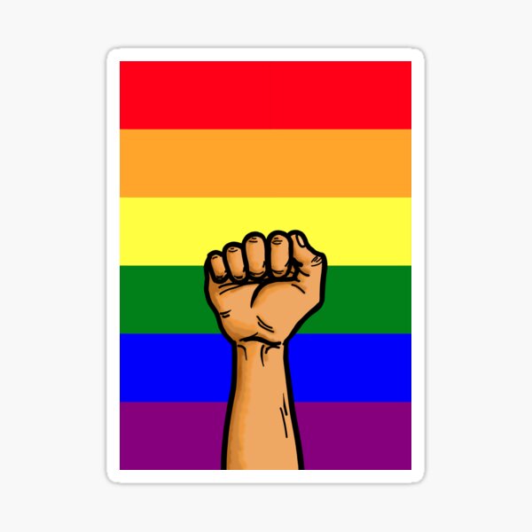 "Gay LGBTQI Rights" Sticker for Sale by Nalidsa | Redbubble