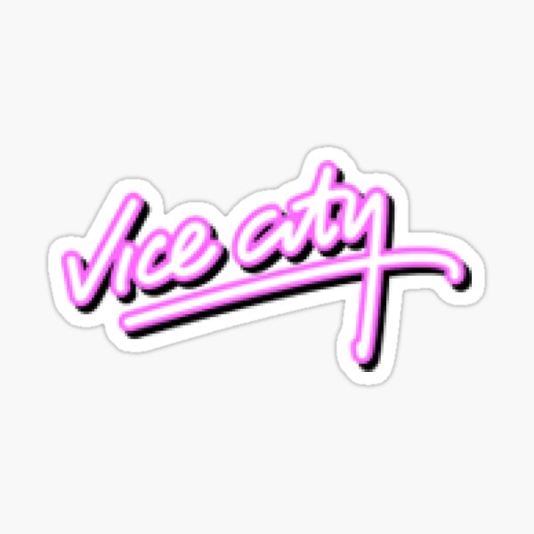Grand Theft Auto Vice City Stickers | Redbubble
