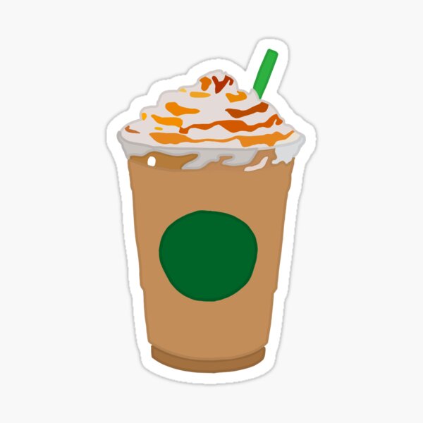 "Starbucks Caramel Frappe" Sticker for Sale by gracieflanagan | Redbubble