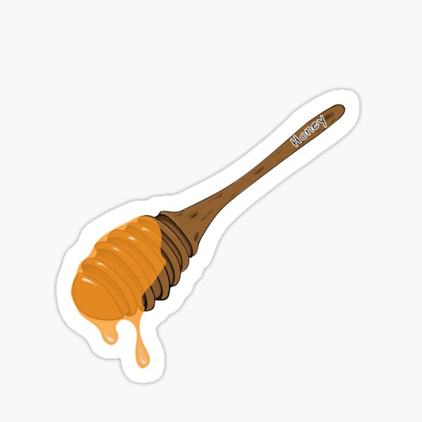 "Honey dipper sticker" Sticker by PipiShop | Redbubble