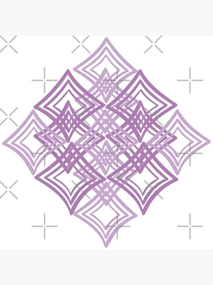 "distressed diamond shapes grid" Poster for Sale by rysunki-malunki ...