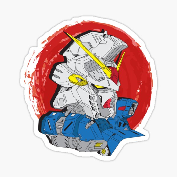 "Gundam model RX 78 GP02" Sticker for Sale by Fafl-Studio | Redbubble
