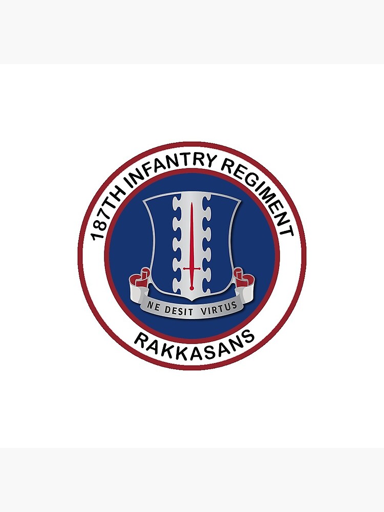 "187th Infantry Regiment - The Rakkasans" Pin for Sale by John Mondelli ...