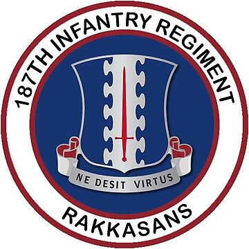 "187th Infantry Regiment - The Rakkasans" Pin for Sale by John Mondelli ...