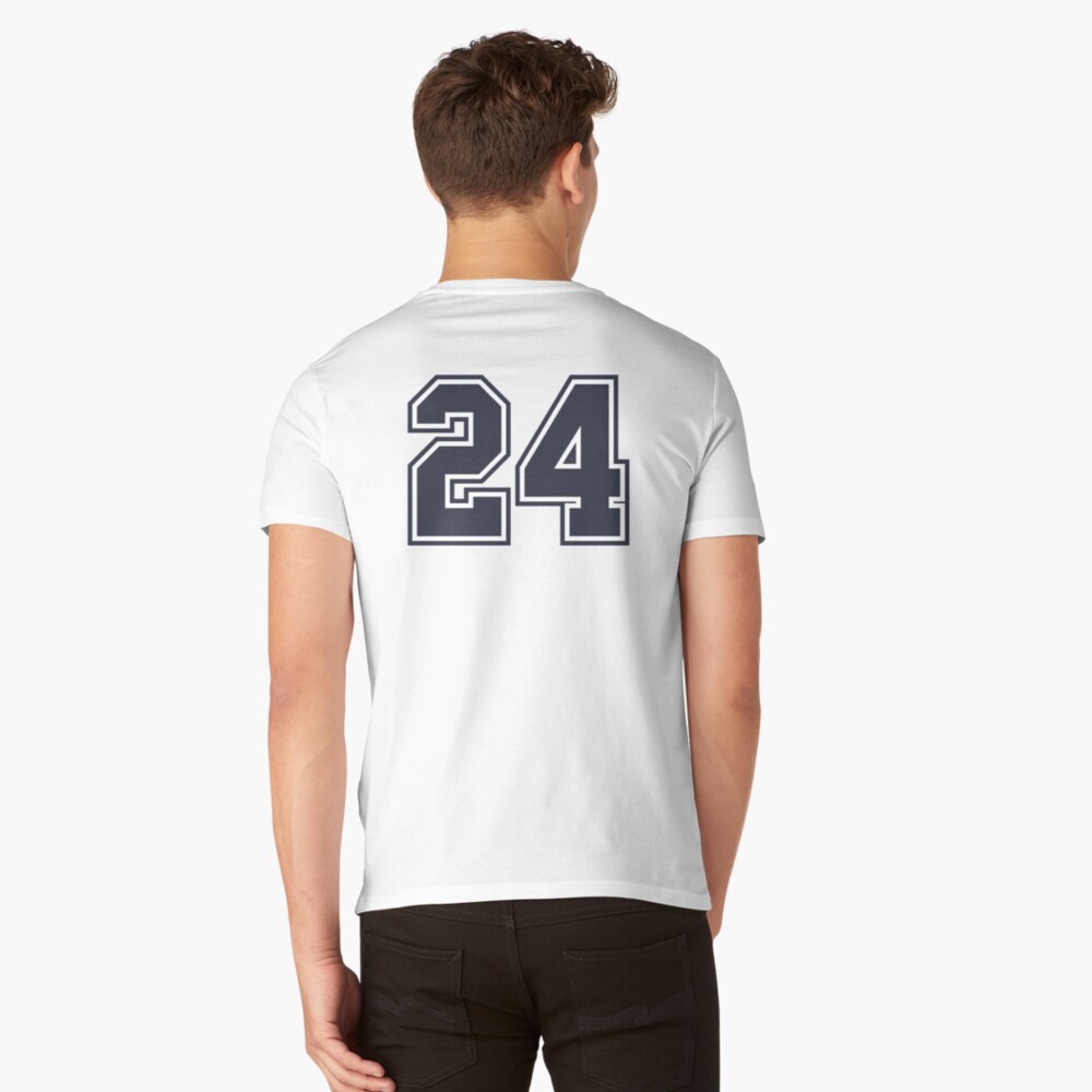 "24 Sports Number Twenty-Four" Sticker for Sale by HelloFromAja | Redbubble