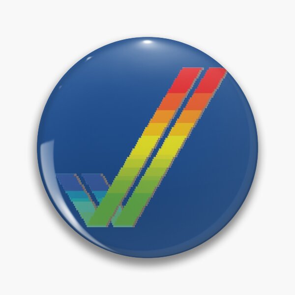 "Commodore Amiga Workbench Tick Logo" Pin by McPod | Redbubble
