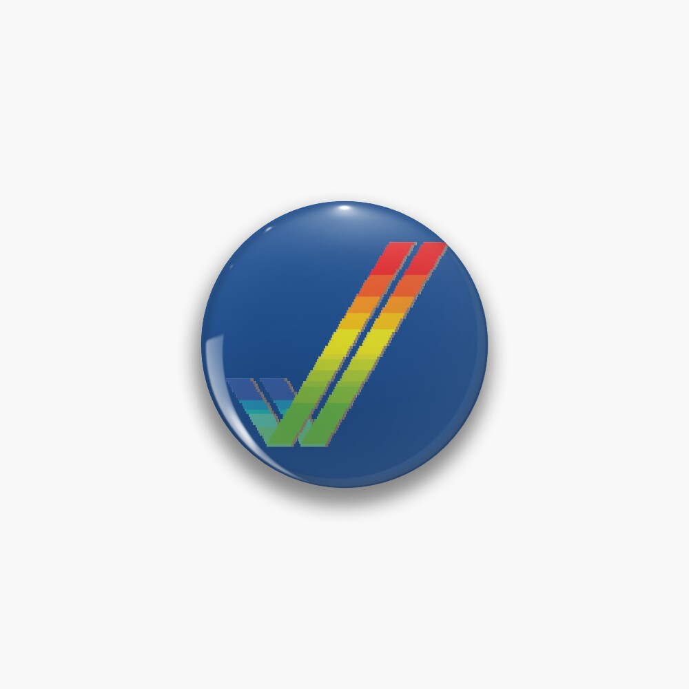 "Commodore Amiga Workbench Tick Logo" Pin by McPod | Redbubble