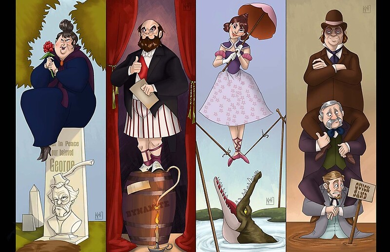 "Haunted Mansion- Stretch portraits" by ohhaleyeah | Redbubble