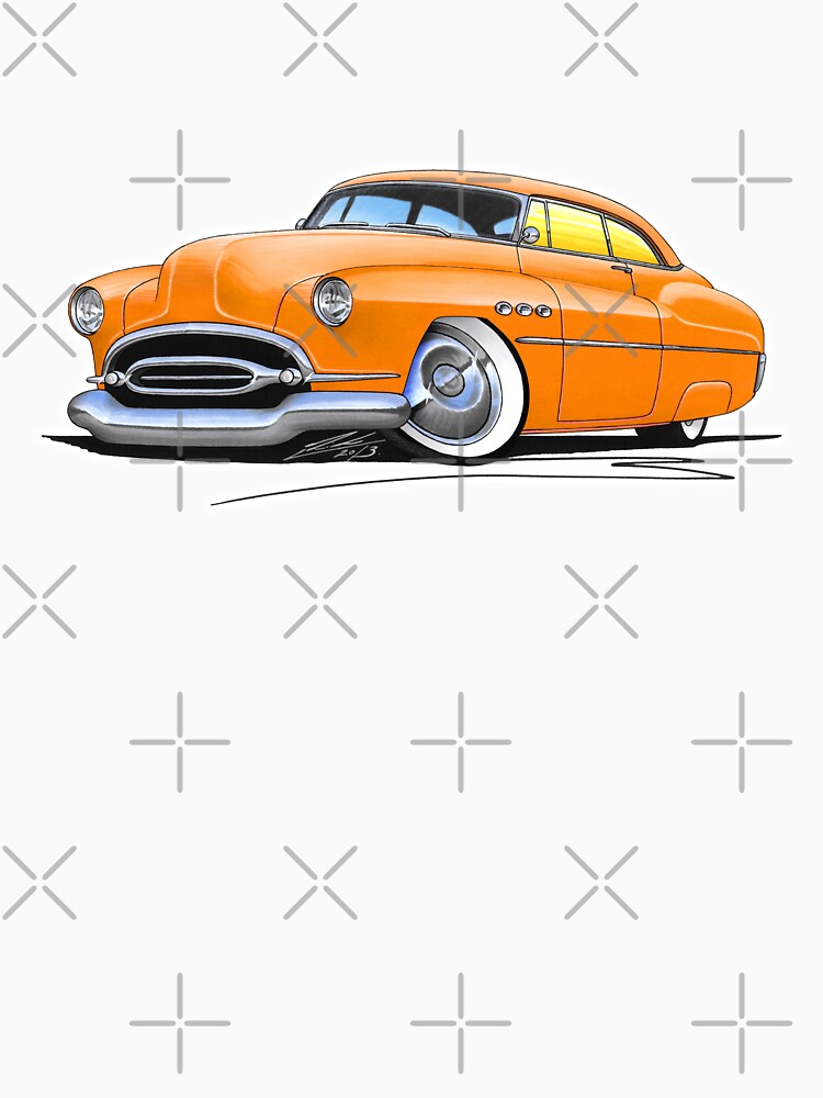 "Buick Super Riviera (1952) Orange" T-shirt for Sale by yeomanscarart ...