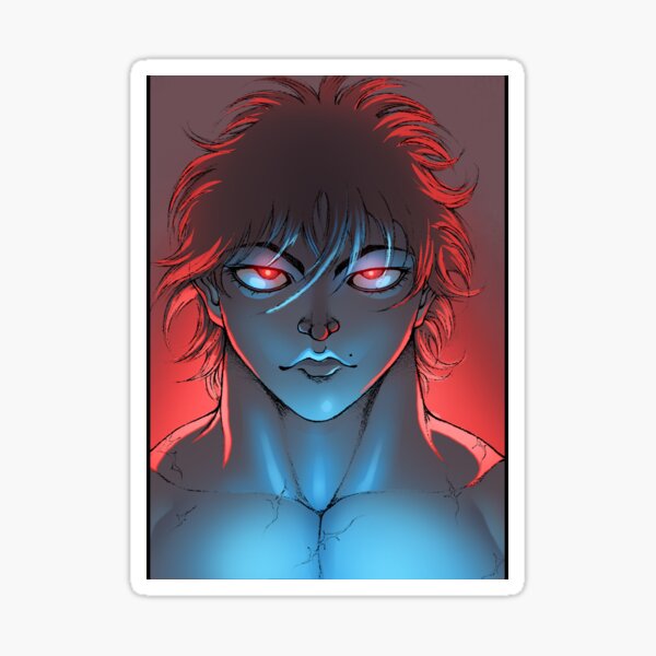 "BAKI 01" Sticker by nerocrane | Redbubble