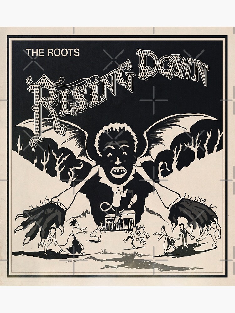 "Roots Rising Down" Sticker for Sale by zarface | Redbubble