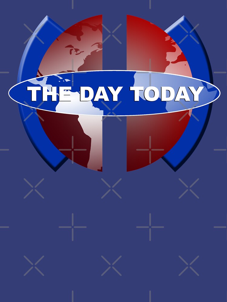 "The Day Today Logo" T-shirt for Sale by McPod | Redbubble | brass eye ...