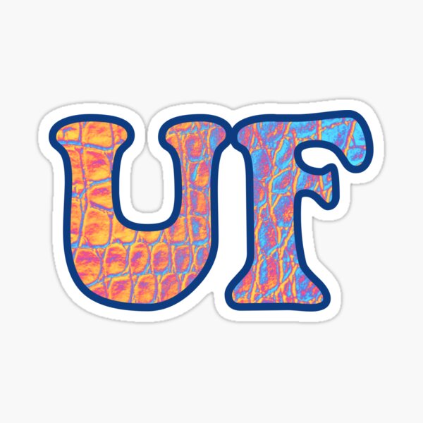 "Gator Pattern UF" Sticker for Sale by baananaahs | Redbubble