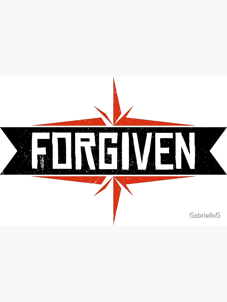 "Forgiven Retro" Poster by GabrielloG | Redbubble