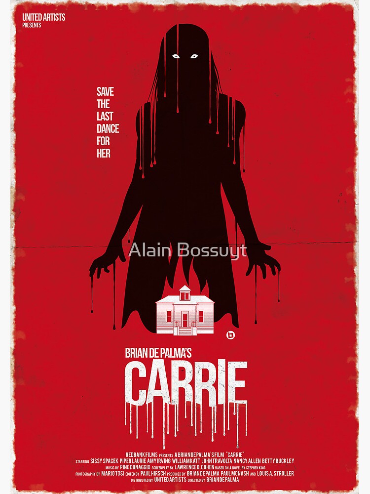 "Carrie (Red Collection)" Poster for Sale by AlainB68 | Redbubble