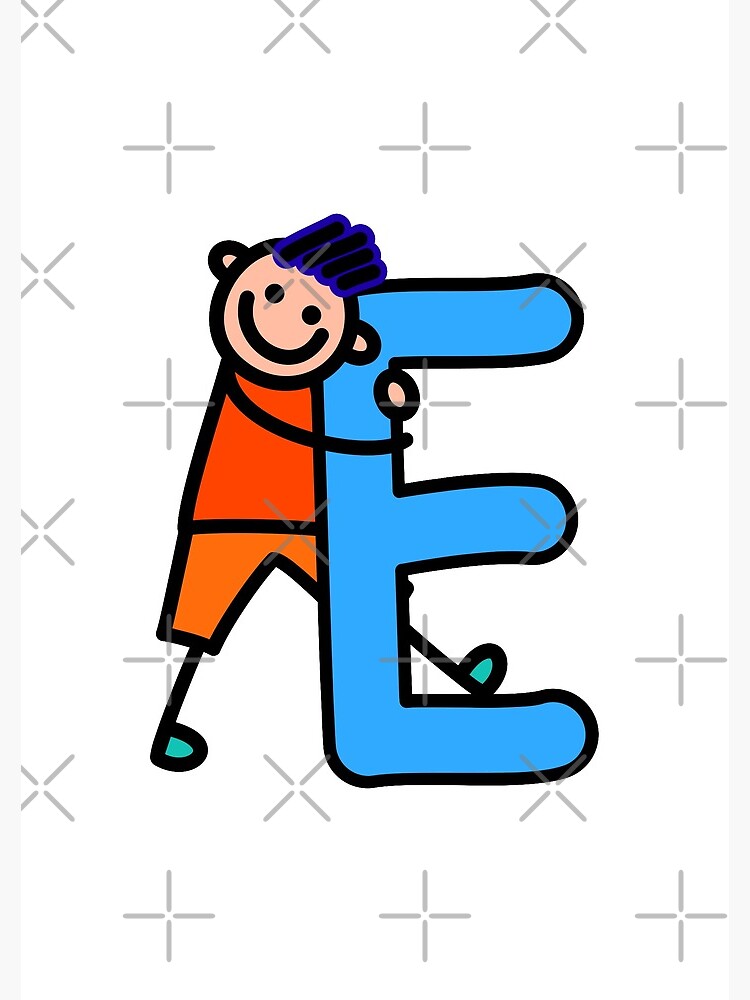 Cuaderno de espiral «Letra E para niños alfabeto niños personaje de ...