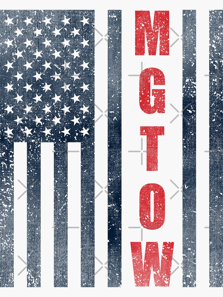 "MGTOW American Flag" Sticker for Sale by BrianSmith84 | Redbubble